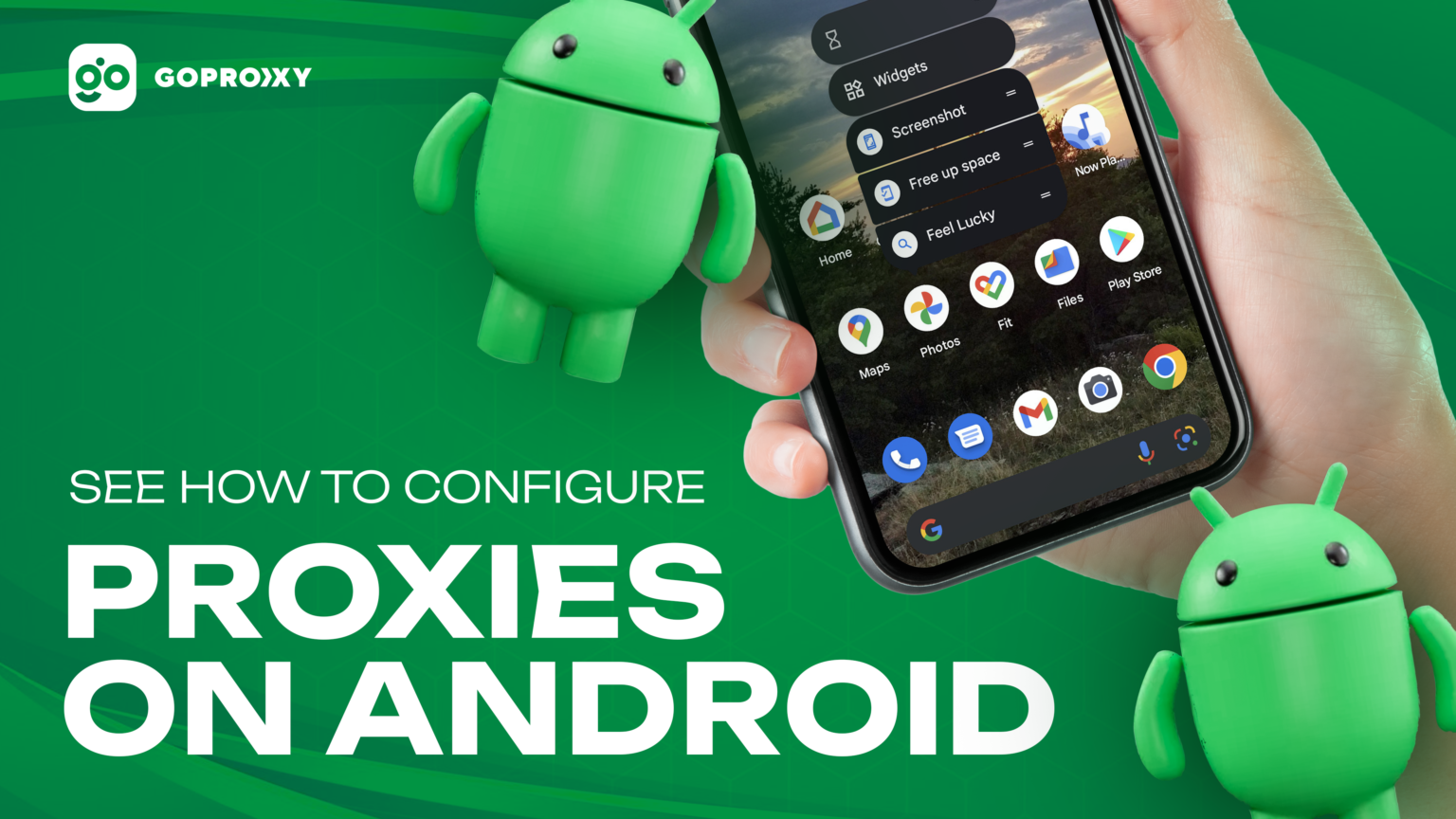 How to set up a proxy on Android device - Goproxy